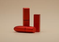 China Small Volume Red Lip Balm Tubes , Customized Lipstick Containers for sale