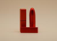 China Small Volume Red Lip Balm Tubes , Customized Lipstick Containers for sale