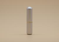 China Slim Matt Silver Custom Lip Balm Tubes 4.5g Aluminum Appearance Material for sale