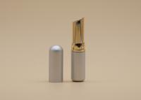 China Slim Matt Silver Custom Lip Balm Tubes 4.5g Aluminum Appearance Material for sale