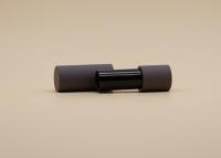 China Dark Grey Lip Balm Tubes 4g , Plastic Lipstick Tubes Velvet Texture for sale