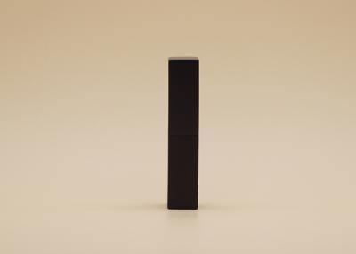 China Square Shape Empty Black Lipstick Tubes High Reliability For Cosmetic Packing for sale