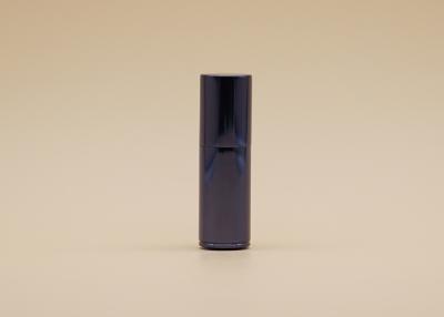 China Navy Color Custom Lipstick Tubes 3g Capacity Gold Aluminum And Plastic Inside for sale