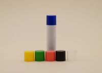 China 5g Cylinder Shape Lip Balm Tubes , Empty Lip Gloss Tubes Natural Color for sale