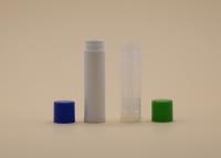 China Lightweight 5g Lip Balm Tube Containers Optional Color Cylinder Shape for sale