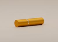 China 5ml Gold Aluminum Refill Glass Spray Bottles Perfume Silk Screen Printing Surface Handling for sale