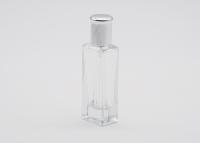 China 15ml Cosmetic Spray Bottle , Thick Wall Refillable Empty Glass Perfume Bottle With Colorful Cap for sale