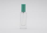 China 15ml Cosmetic Spray Bottle , Thick Wall Refillable Empty Glass Perfume Bottle With Colorful Cap for sale