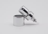 China 13mm 15mm Cosmetic Crimp Perfume Bottle Spray Pump Shiny Silver With Step Collar for sale