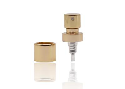 China Crimp On Perfume Bottle Spray Pump FEA15mm , Aluminum Gold Sprayer Pump for sale