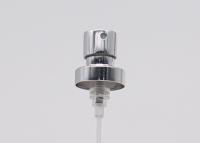 China 18 / 400 Cosmetic Aluminum Silver Perfume Pump Crimp Spray Pump With Collar for sale