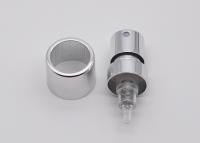 China 18 / 400 Cosmetic Aluminum Silver Perfume Pump Crimp Spray Pump With Collar for sale