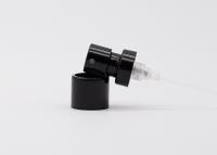 China Shiny Black FEA15 Perfume Spray Pump Collar And Cap Match With Perfume Bottle for sale