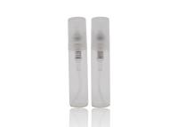 China 10 Ml Refillable Plastic Spray Bottles With 13 / 415 Shiny Silver Perfume Sprayer for sale