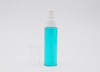 China Travel Packing Plastic Clear PET Spray Bottles With White Fine Mist Sprayer Pump for sale