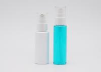 China Travel Packing Plastic Clear PET Spray Bottles With White Fine Mist Sprayer Pump for sale