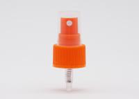 China Orange Color Fine Mist Sprayer Pump , 20mm 0.2ml Dosage Cosmetic Spray Pump for sale