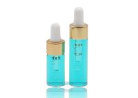 China Small Volume Slim Glass Essential Oil Packaging Bottles With 18mm Dropper for sale