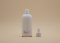 China Personal Care Essential Oil Dropper Bottles , White 100ml Glass Dropper Bottles for sale