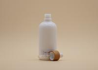 China Cylinder Shape White Glass Dropper Bottles 100ml For Cosmetic Packaging for sale