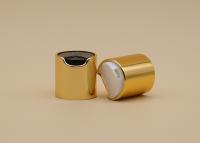 China Screw Type Disc Top Closure Plastic PP Cap Inner Embossed Logo Color Coating for sale