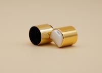 China Screw Type Disc Top Closure Plastic PP Cap Inner Embossed Logo Color Coating for sale
