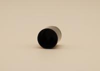 China Smooth Surface Disc Top Cap , Full Black Plastic Screw Caps Size 24-415 for sale