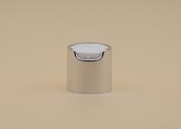 China Silver Color Aluminum Disk Top Cap , Shampoo Bottle Cap Customized Color for sale