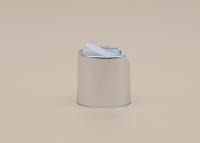 China Silver Color Aluminum Disk Top Cap , Shampoo Bottle Cap Customized Color for sale