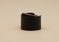 China 28 / 410 Plastic Disc Cap Matte Black Color OEM Available For Personal Care for sale