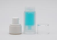 China Capacity 30ml 50ml Frosted Acrylic Airless Bottle With White Treatment Pump for sale