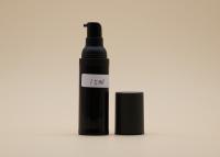 China Cosmetic PP Plastic Airless Spray Bottle , Black 15ml Airless Pump Bottles for sale