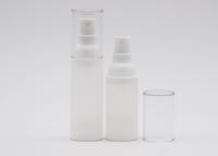 China Spring Outside Snap On Frosted Airless Bottle With White Color Spray Pump for sale