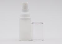 China Spring Outside Snap On Frosted Airless Bottle With White Color Spray Pump for sale