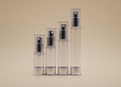 China Clear Airless Spray Bottle Aluminum Pump Silk Screen Printing / Hot Stamping Surface for sale