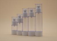China Luxury Airless Spray Bottle , Transparent Plastic Airless Pump Bottles for sale