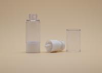 China Luxury Airless Spray Bottle , Transparent Plastic Airless Pump Bottles for sale