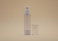 China Luxury Airless Spray Bottle , Transparent Plastic Airless Pump Bottles for sale