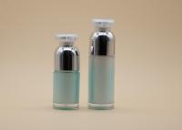 China Skin Care Airless Spray Bottle , Acrylic Airless Bottle Customized Logo Printing for sale
