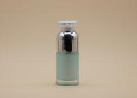 China Gradual Green Airless Containers Cosmetics 15ml 30ml 50ml 100ml Optional for sale