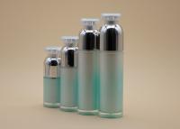 China Gradual Green Airless Containers Cosmetics 15ml 30ml 50ml 100ml Optional for sale