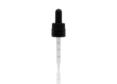 China Professional Tamper Evident Essential Oil Dropper 18/410 Prevent Liquid Leakage for sale