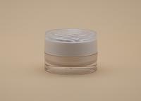 China White Rose Logo Skin Cream Containers Arcylic Material With PE Gasket for sale