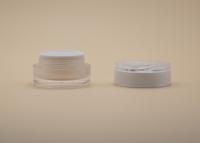 China White Rose Logo Skin Cream Containers Arcylic Material With PE Gasket for sale