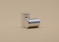 China Silver Aluminum Perfume Bottle Caps Cylinder Shape PP Plastic Inner for sale