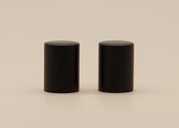 China Matt Black Perfume Bottle Caps , Cosmetic Bottle Cap For Personal Care for sale