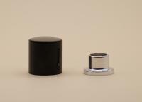 China Matte Black Perfume Bottle Lids Cylinder Shape Leak Proof High Reliability for sale
