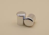 China 16.5mm Diameter Silver Aluminum Perfume Bottle Caps With Durable PP Inner for sale
