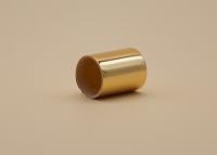 China Shiny Gold Cosmetic Bottle Cap 16.3mm Customized Logo For Perfume Pump for sale