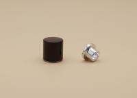 China 28mm Height Perfume Bottle Caps PP Plastic Inside For Aluminum Step Collar for sale